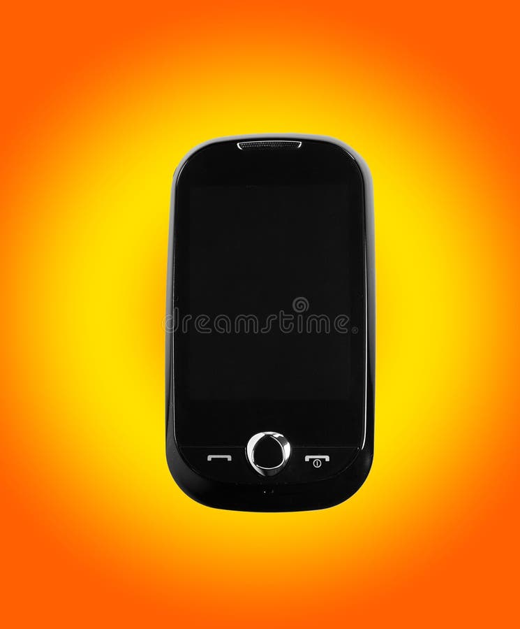 Black cell phone stock photo. Image of mobility, global - 12124066