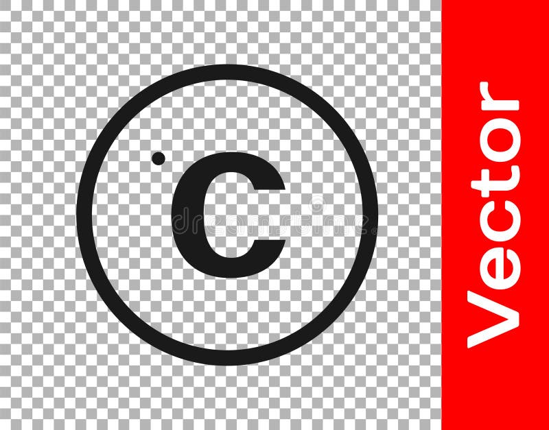 Black Celsius Icon Isolated on Blue Background. Abstract Banner with ...