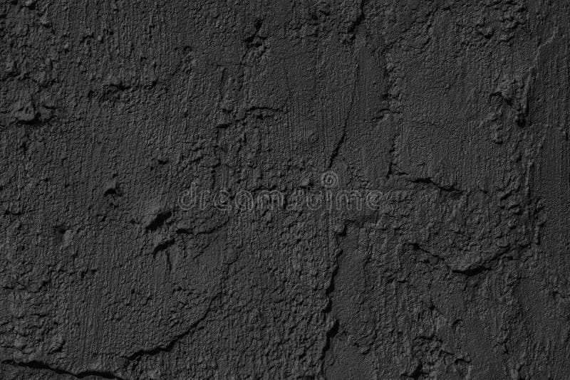 Black Cement Plaster Smears Texture As Background Stock Photo - Image ...