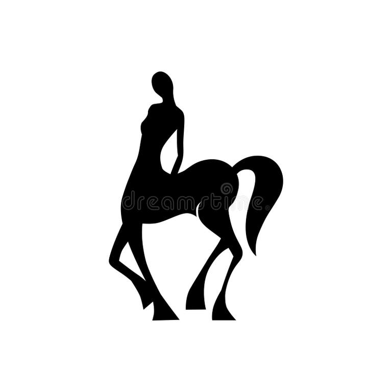 Black White Woman Centaur Stock Illustrations – 52 Black White Woman ...