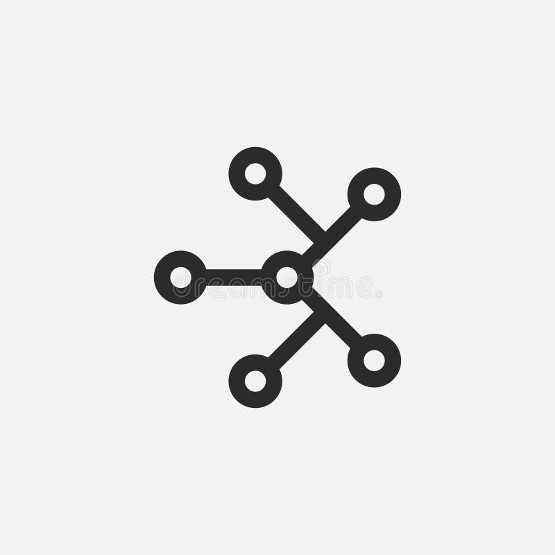 Black Center Computer Service Technology Vector Logo Design Stock ...