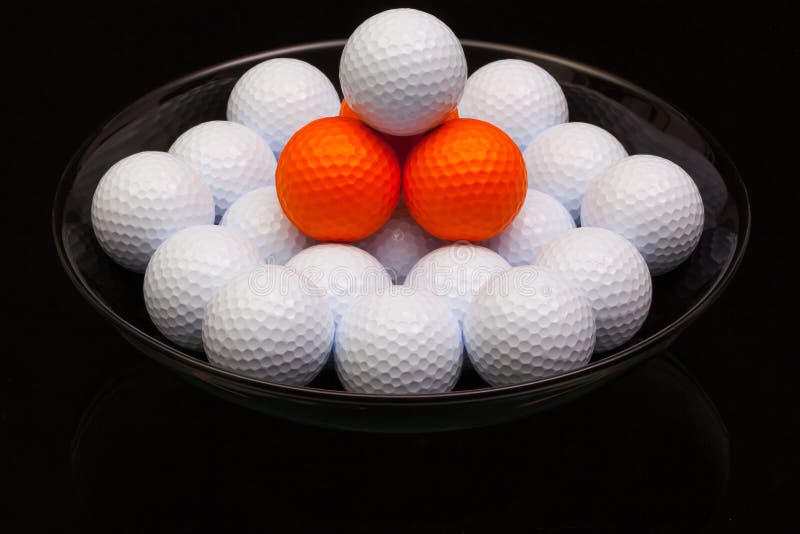 Black Ceramic Bowl Full Golf Balls Stock Photos - Free & Royalty-Free ...