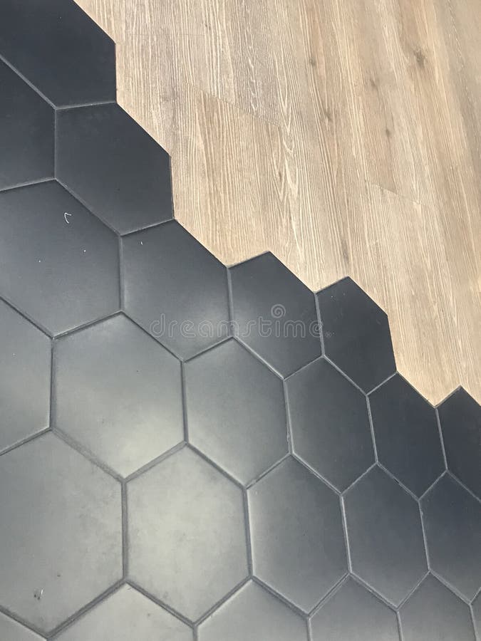 Black Ceramic Coating with Hexagon Shape Stock Photo - Image of ...