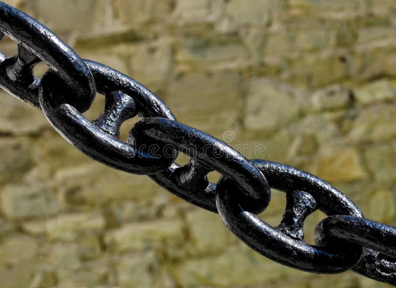 Black chain stock photo. Image of black, metal, security - 34057092