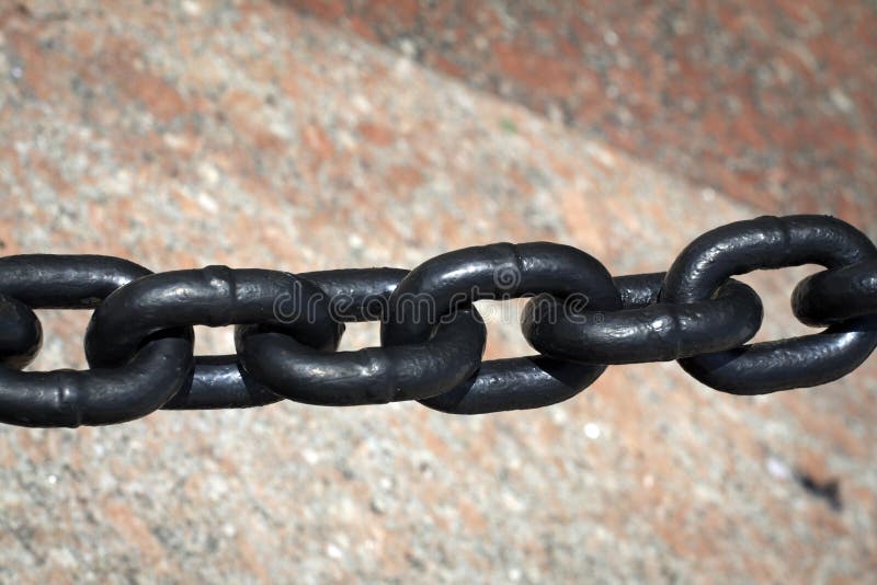 Black chain horizontally stock photo. Image of border - 97408392