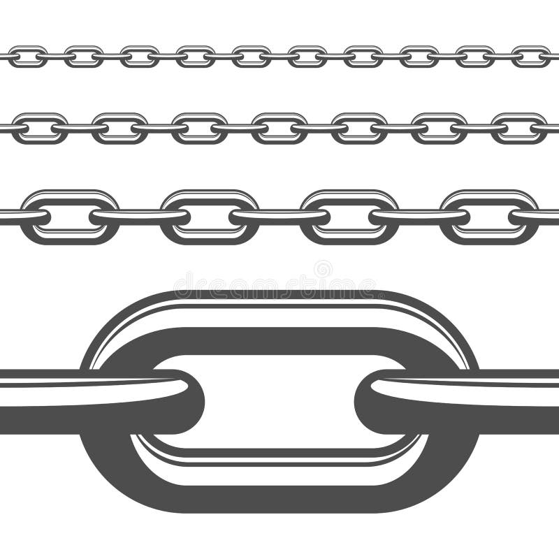 Black Seamless Chain Link Fence Background. Stock Vector - Illustration ...