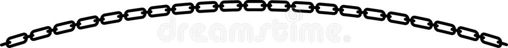 Black chain shape stock vector. Illustration of link - 198201750