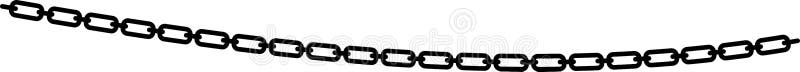 Black chain shape stock vector. Illustration of fastener - 198201758