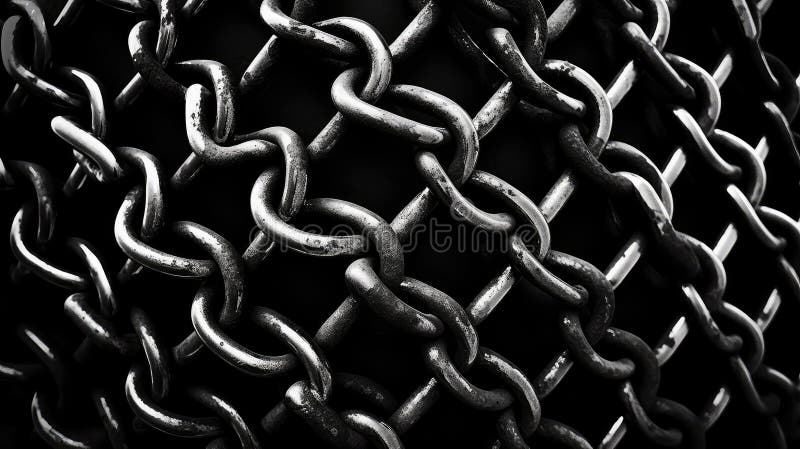 Black chains texture stock illustration. Illustration of black - 336135725