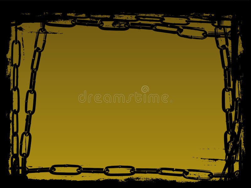 Black Chains Vector Grunge Border Stock Vector - Illustration of metal ...