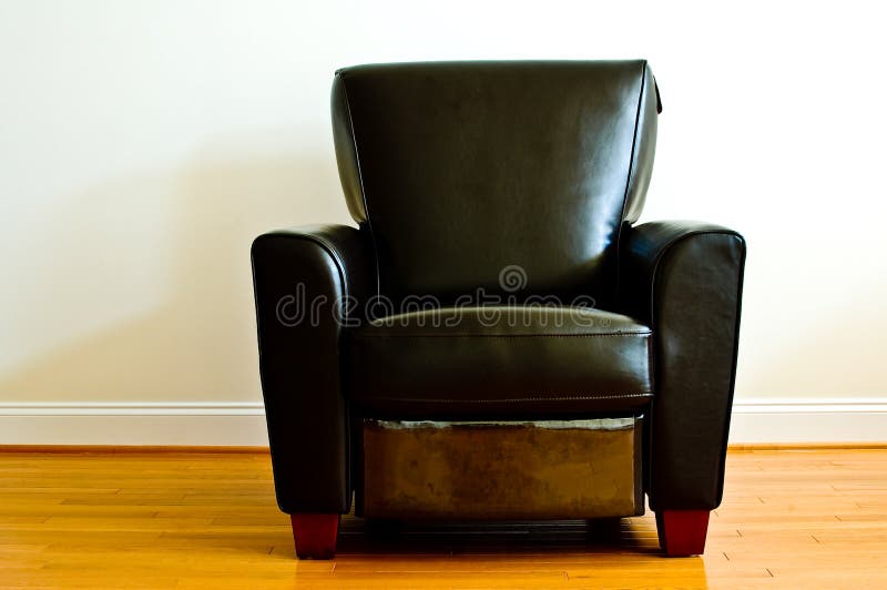 Black Chair stock image. Image of comfort, interior, leather - 10141569