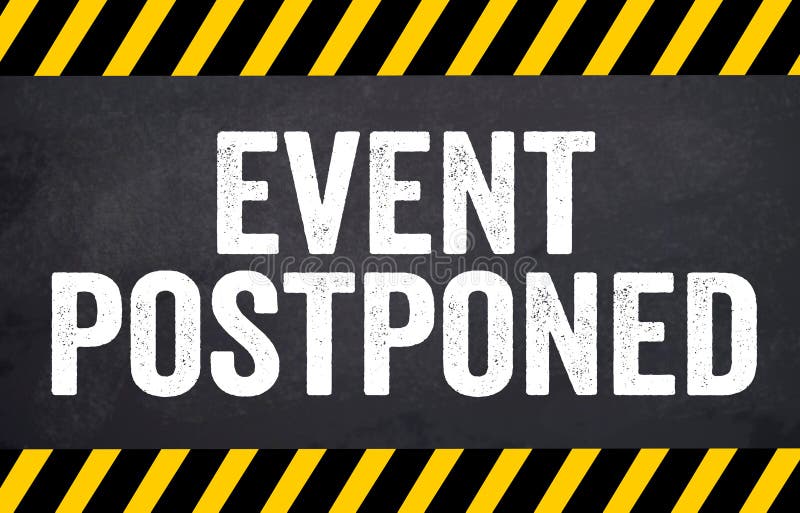 Postponed Banner Stock Illustrations – 615 Postponed Banner Stock ...