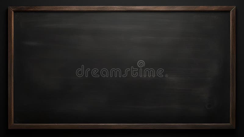 Chalkboard Empty Background with Tropic Palm Leaves Border Frame Stock ...