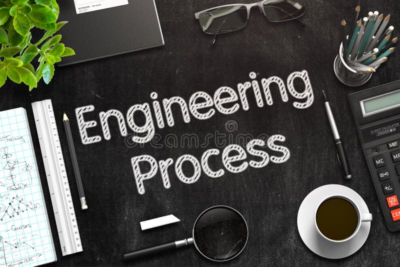 Process Engineering. 3D. stock illustration. Illustration of ...