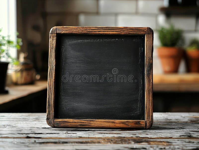 Black Chalkboard with Writing and Drawings in a Classroom or ...