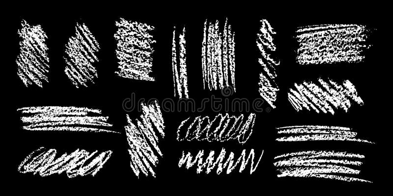 Black Charcoal Hatch Patterns Created through Various Techniques and ...