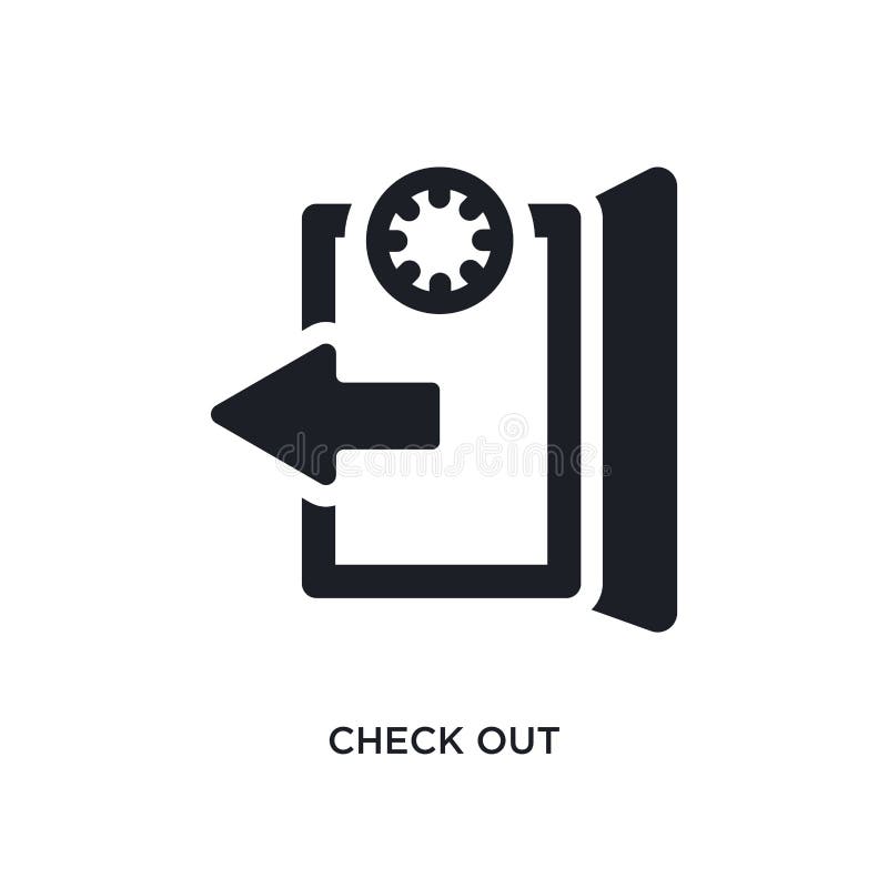 Black Check in Isolated Vector Icon. Simple Element Illustration from ...