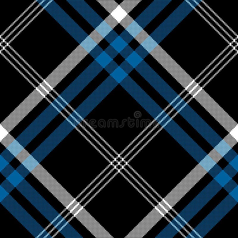 Check Pixel Seamless Pattern Fabric Texture Stock Vector - Illustration ...