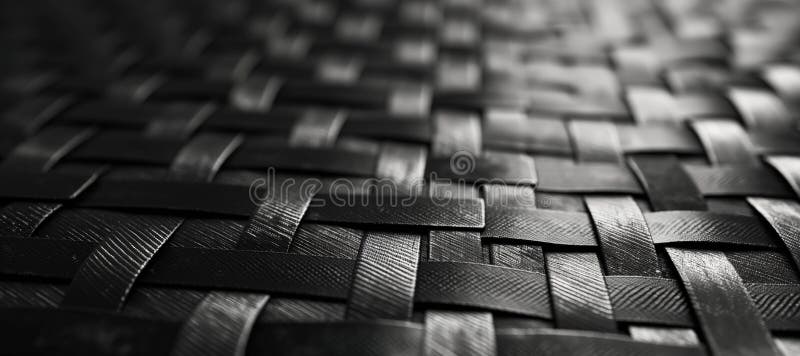Black Checkered Bamboo Woven Texture Background Stock Illustrations ...