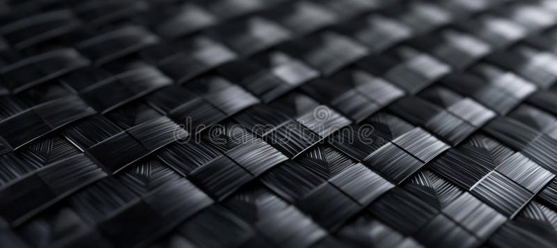 Black Checkered Bamboo Woven Texture Background Stock Illustration ...