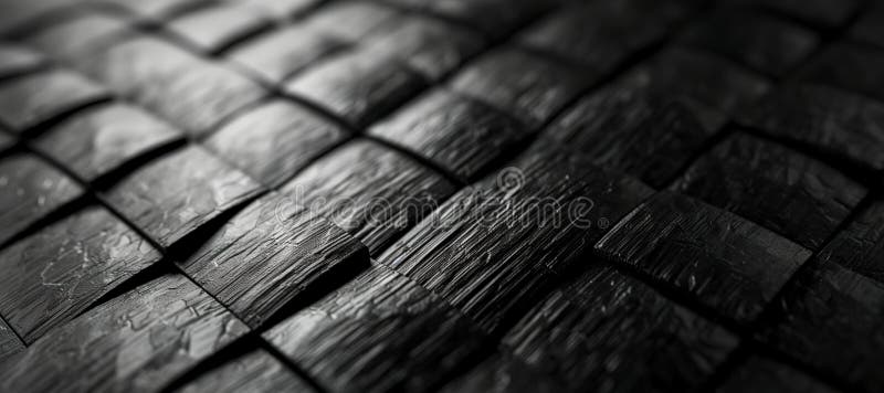 Black Checkered Bamboo Woven Texture Background Stock Illustrations ...