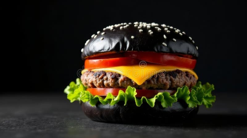 Black Cheeseburger Table Dark Room Stock Photos - Free & Royalty-Free ...