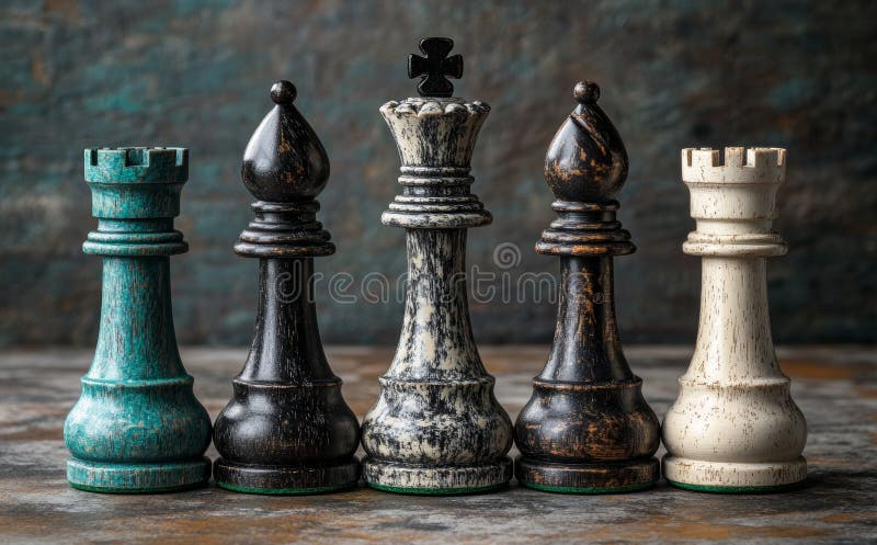 A Black Chess Board Game Represents the Concept of Planning and ...