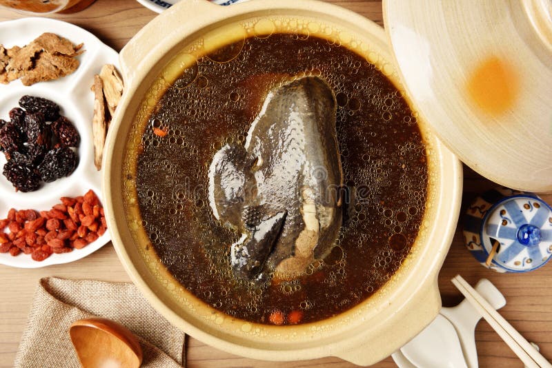 Black chicken soup stock image. Image of nutrient, fresh - 67528531