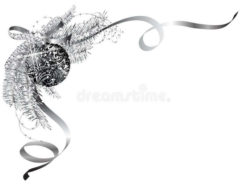 Silver Corner Ribbon Stock Illustrations – 637 Silver Corner Ribbon ...