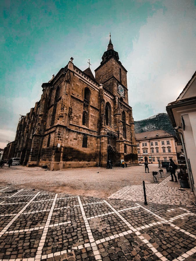 The Black Church from Another Perspective Stock Photo - Image of house ...