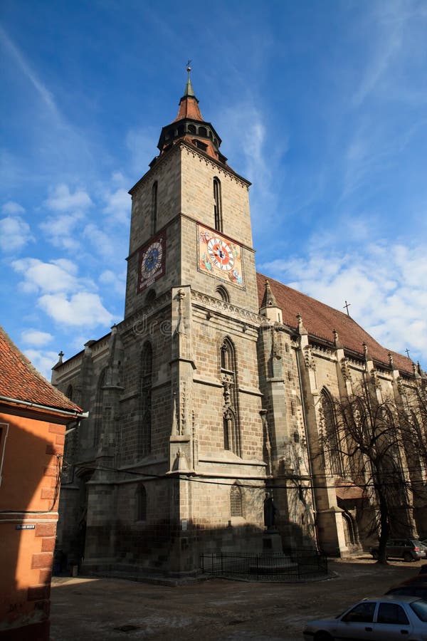 Black Church in Brasov, Romania Stock Image - Image of religious ...