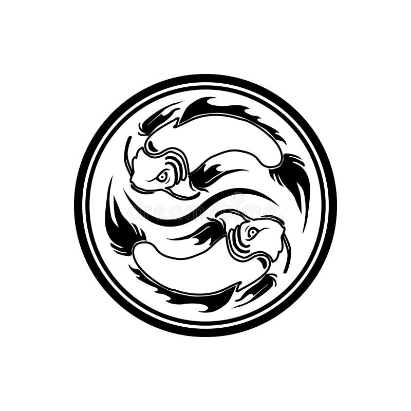 Two Fish Circle Stock Illustrations – 702 Two Fish Circle Stock ...
