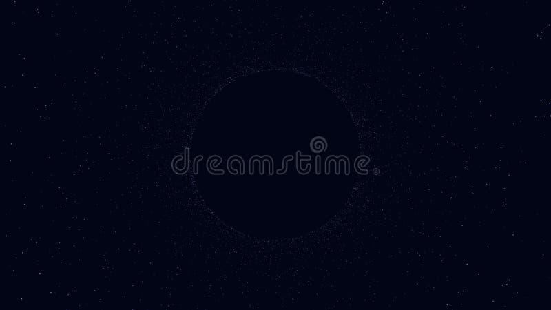 Mono Circlet a Dynamic Black Circle with a Striking White Spot Stock ...