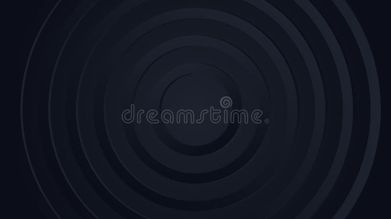 Black Circles with Shadow and Light.Abstract Background Stock Vector ...