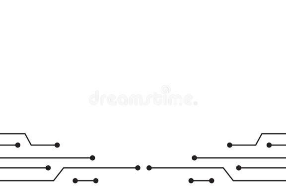Circuit Vector Black White Round Stock Illustrations – 1,092 Circuit ...