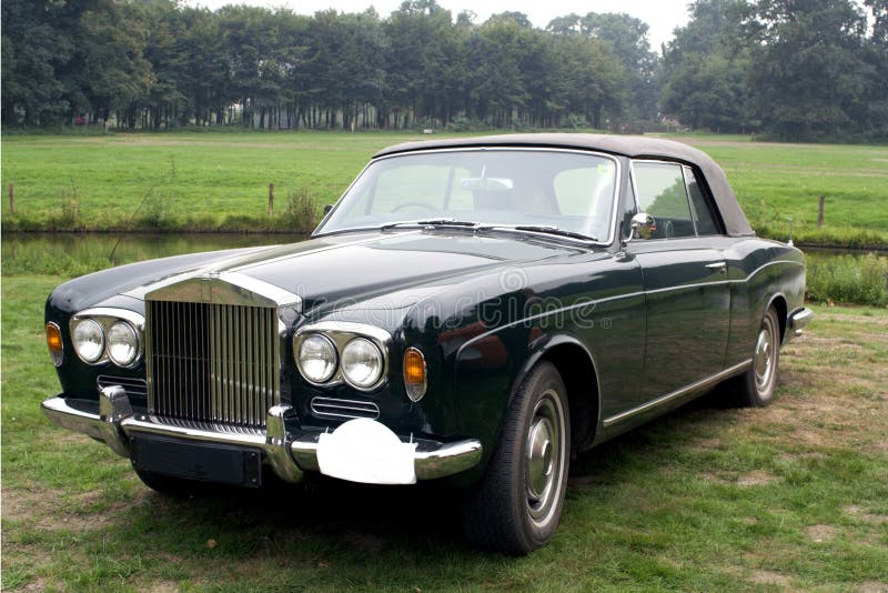 Classic Old Car White Front View Editorial Stock Photo - Image of aged ...