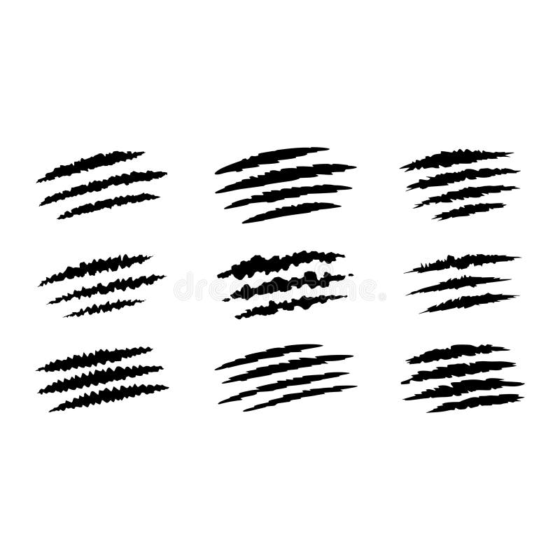 Claws Scratches Marks Stock Illustrations – 403 Claws Scratches Marks ...