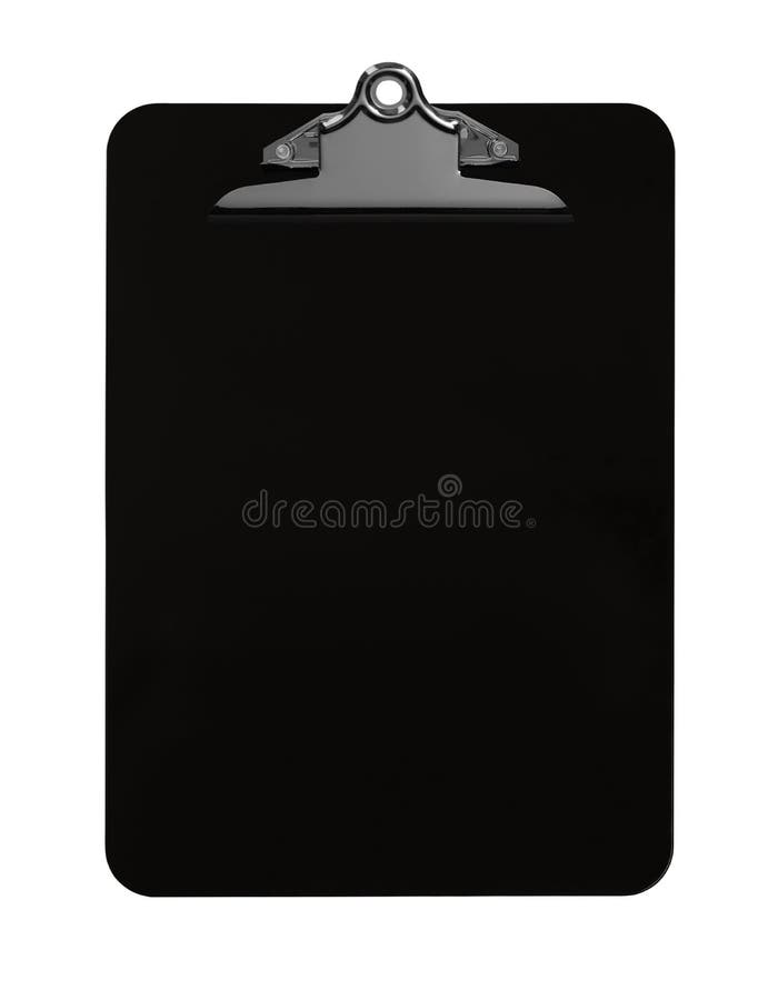 Black Clipboard stock image. Image of school, metal, supply - 74706889