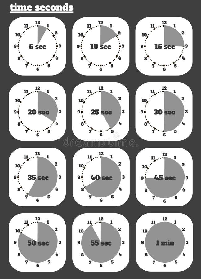 Black clocks icon stock illustration. Illustration of start - 36992313