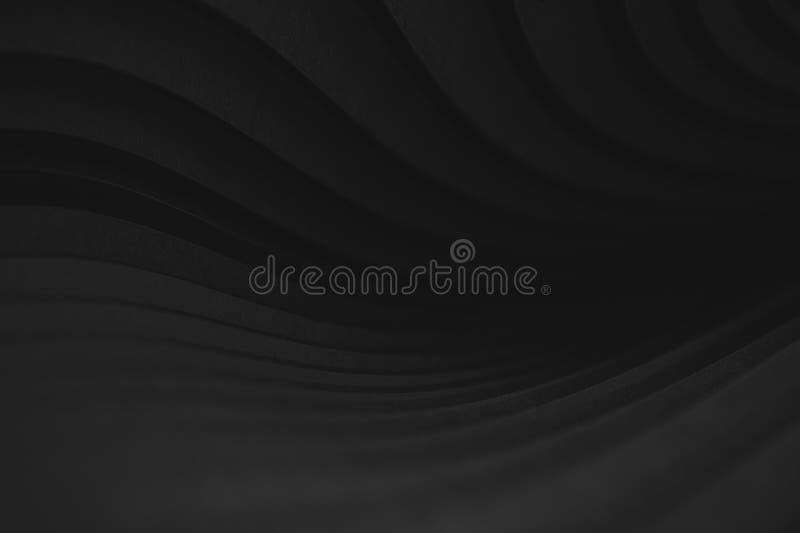 Black Cloth Background Abstract with Soft Waves Stock Illustration ...
