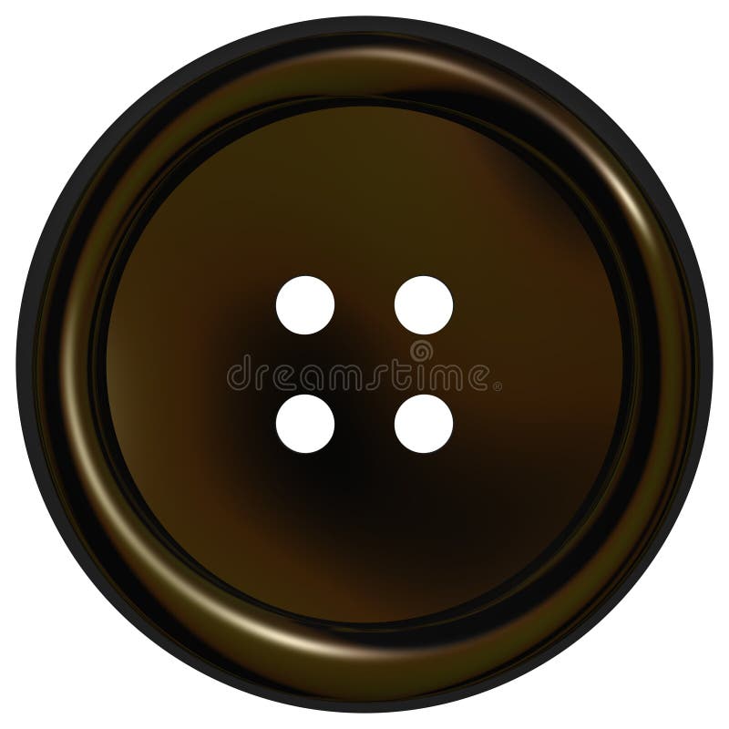 Black Clothes Button stock illustration. Illustration of cloth - 5827256