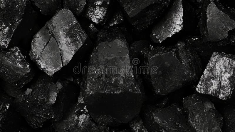 Black Coal Background Texture Forming Abstract Pattern Stock Photo ...