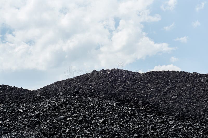 Coal Deposit of Energy Industry Stock Photo - Image of pier, chemical ...