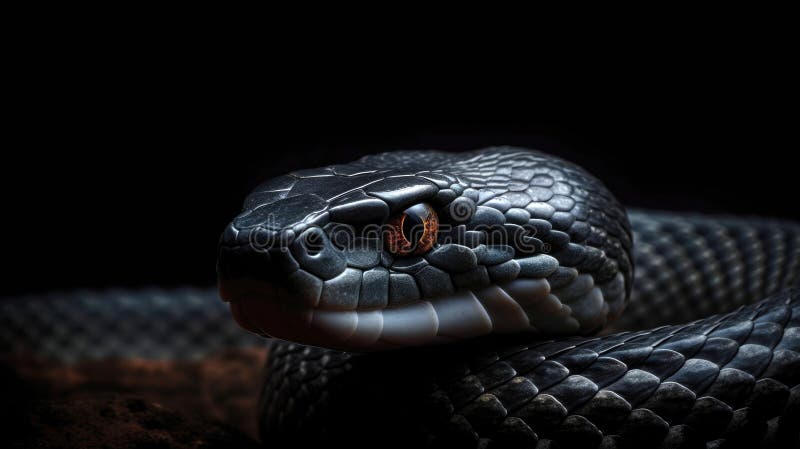 Black Cobra Snake
