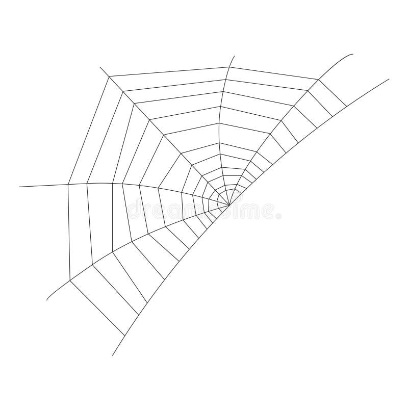 Cobweb icon stock vector. Illustration of pictogram - 112610555