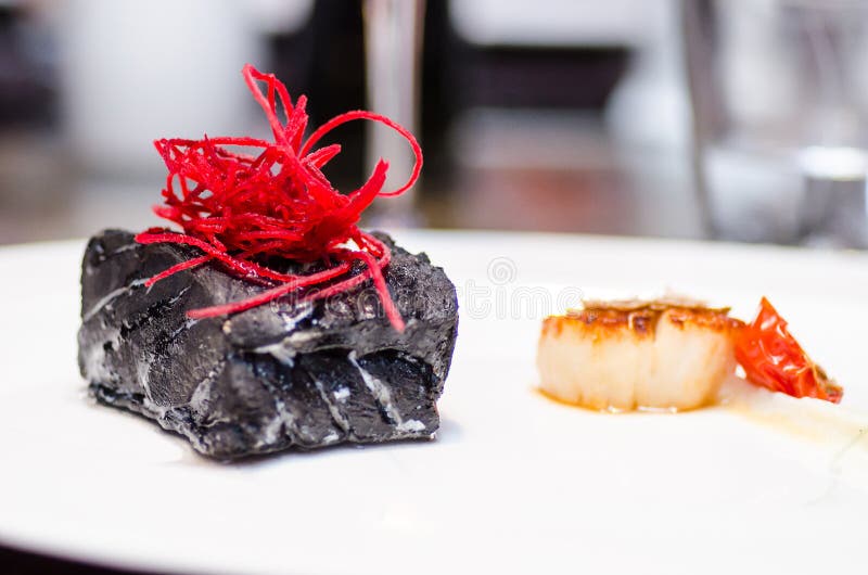 Black cod and beetroot stock photo. Image of fish, fancy - 34616702