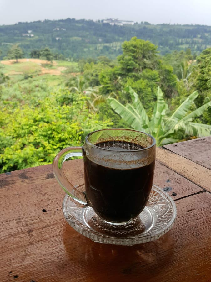 Black coffe stock image. Image of americano, black, strong - 264553861