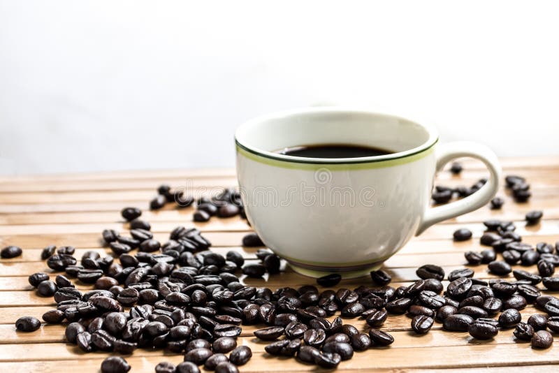 Black coffee stock image. Image of back, ingredient, cafe - 57876405
