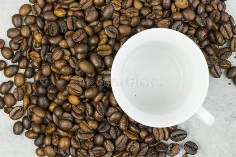Black coffee beans stock image. Image of aromatic, copy - 272179955