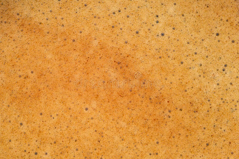 Black Coffee with a Cream Foam Texture. Stock Image - Image of espresso ...